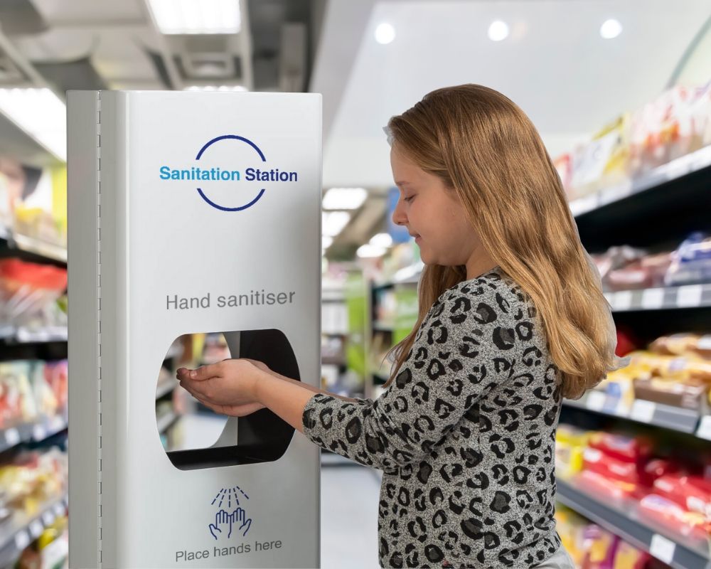 Sanitiser Dispenser Stand - Automatic & Touch Free