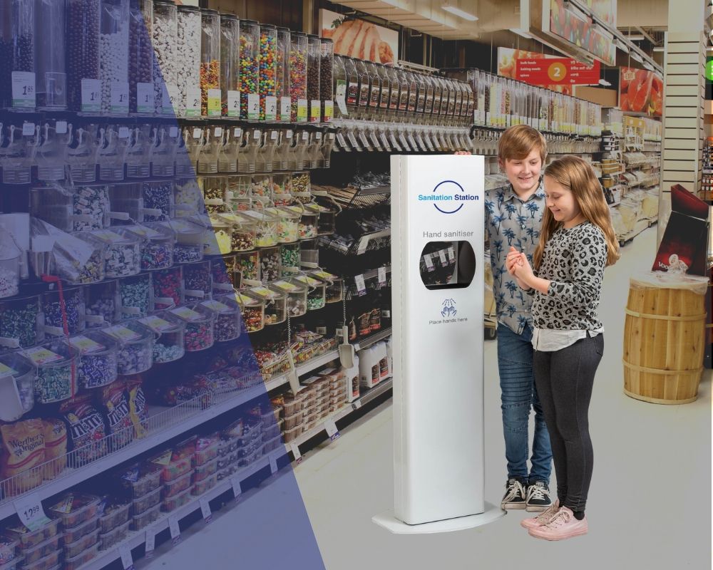 Sanitiser Dispenser Stand - Automatic & Touch Free